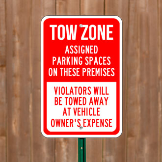 Custom Parking Signs - 24HourWristbands.Com