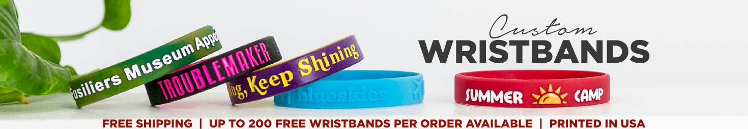 Cheap Silicone Wristbands No Minimums - 24HourWristbands.Com
